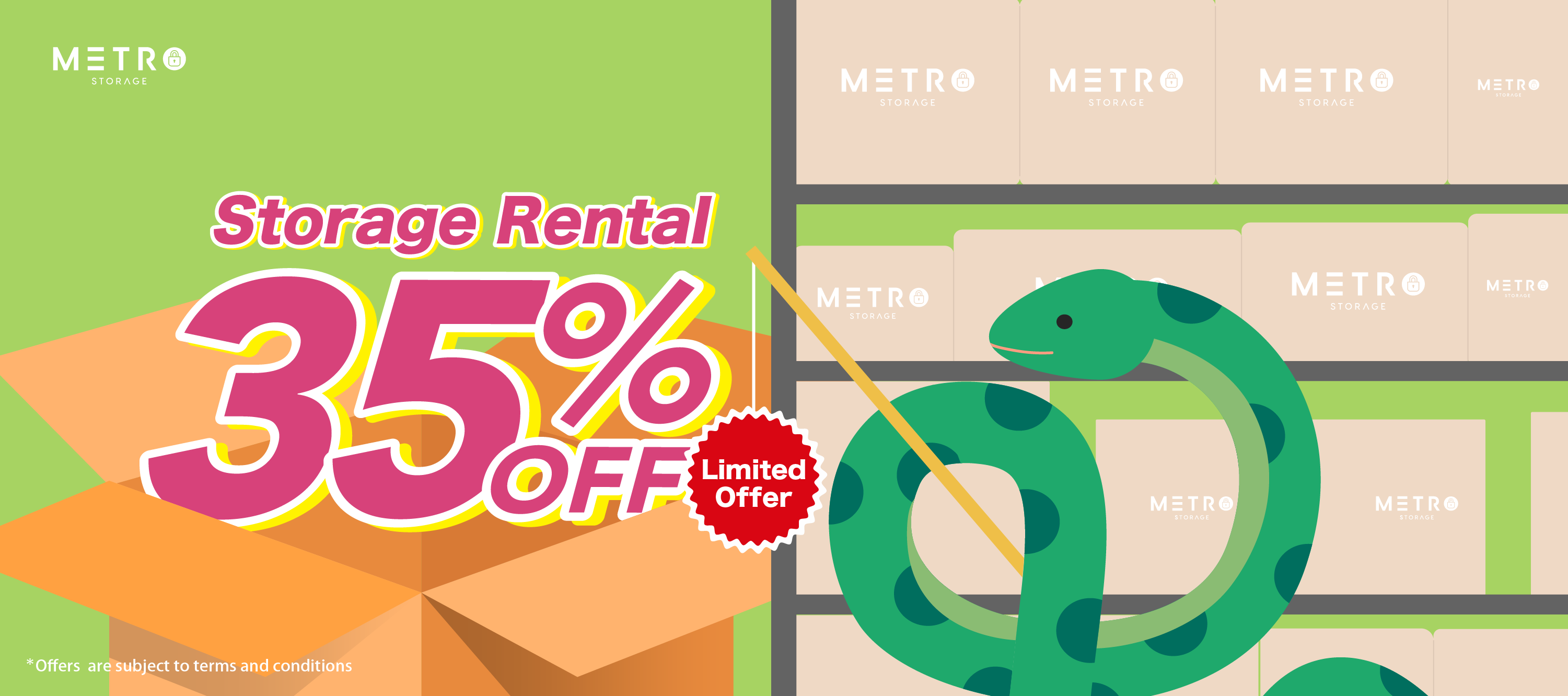 Limited Offer 35% off for Storage rental! - Metro Storage 城市迷你倉